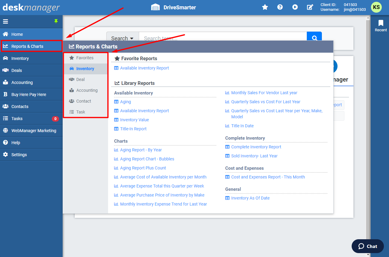 Reports Library & Custom Reports – AutoManager