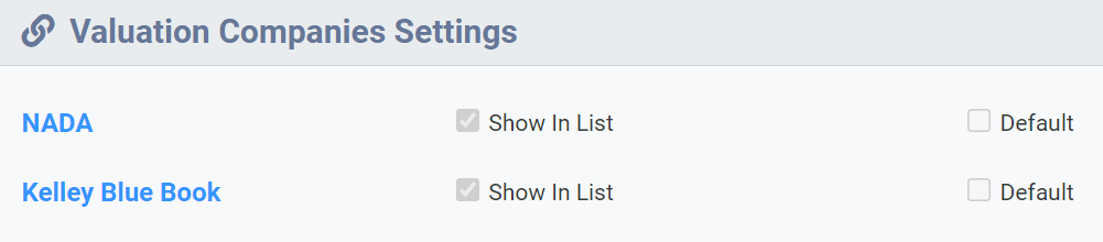 Kelley Blue Book Setup – AutoManager