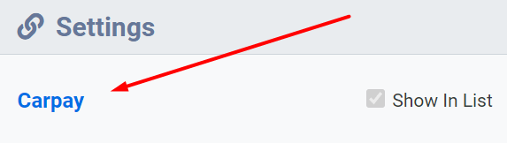 Carpay Setup – AutoManager