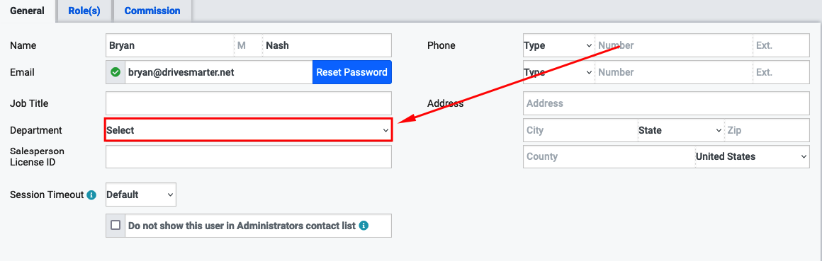How to Add New Departments – AutoManager