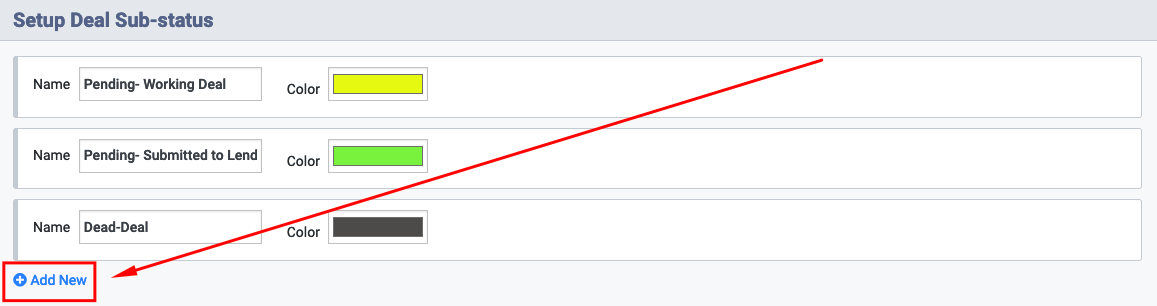Deal Statuses – AutoManager