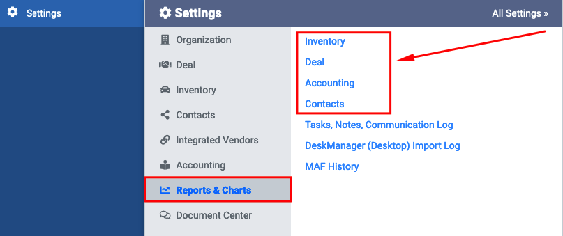 Running Reports – AutoManager