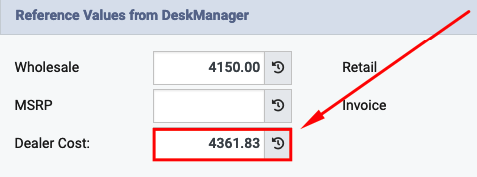 Vehicle Details – Pricing – AutoManager