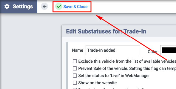 Inventory Sub-Statuses – AutoManager