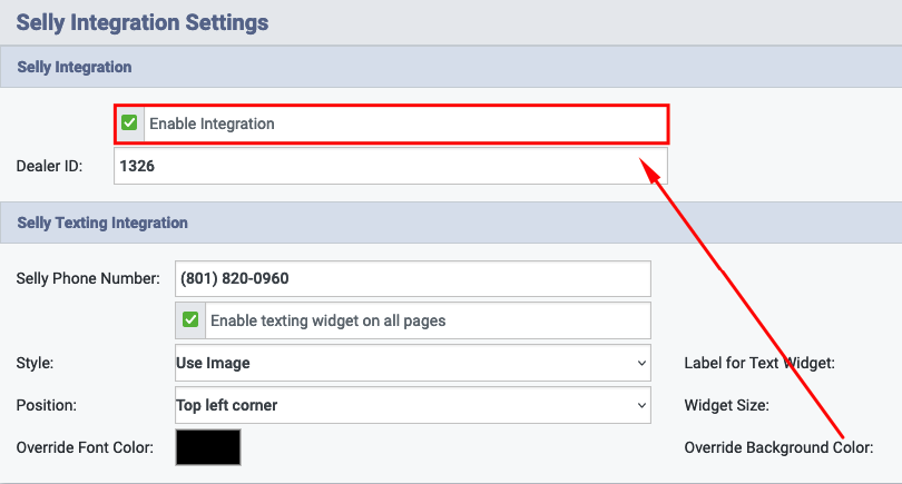 WebManager Website Texting Setup – AutoManager