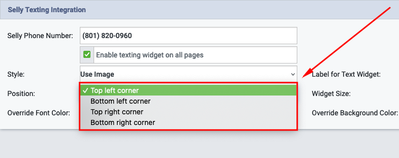 WebManager Website Texting Setup – AutoManager