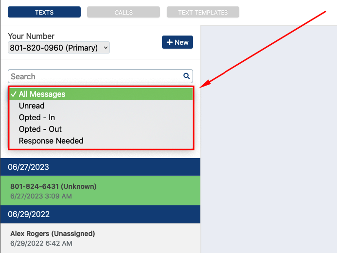 WebManager Website Texting Setup – AutoManager