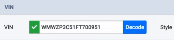 Vehicle Details – Specifics – AutoManager