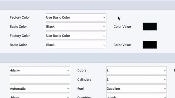 Vehicle Details – Specifics – AutoManager