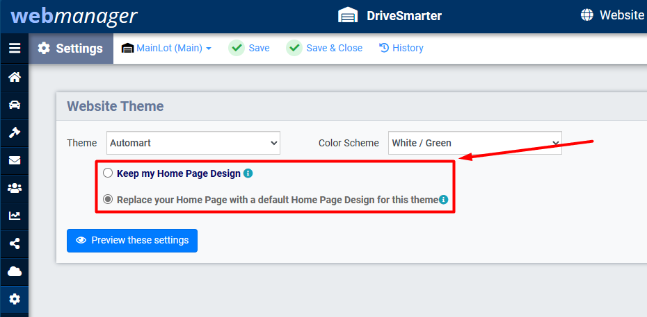 AutoMart Website Theme – AutoManager