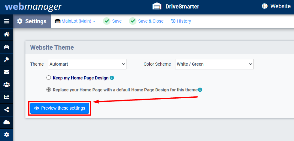 AutoMart Website Theme – AutoManager