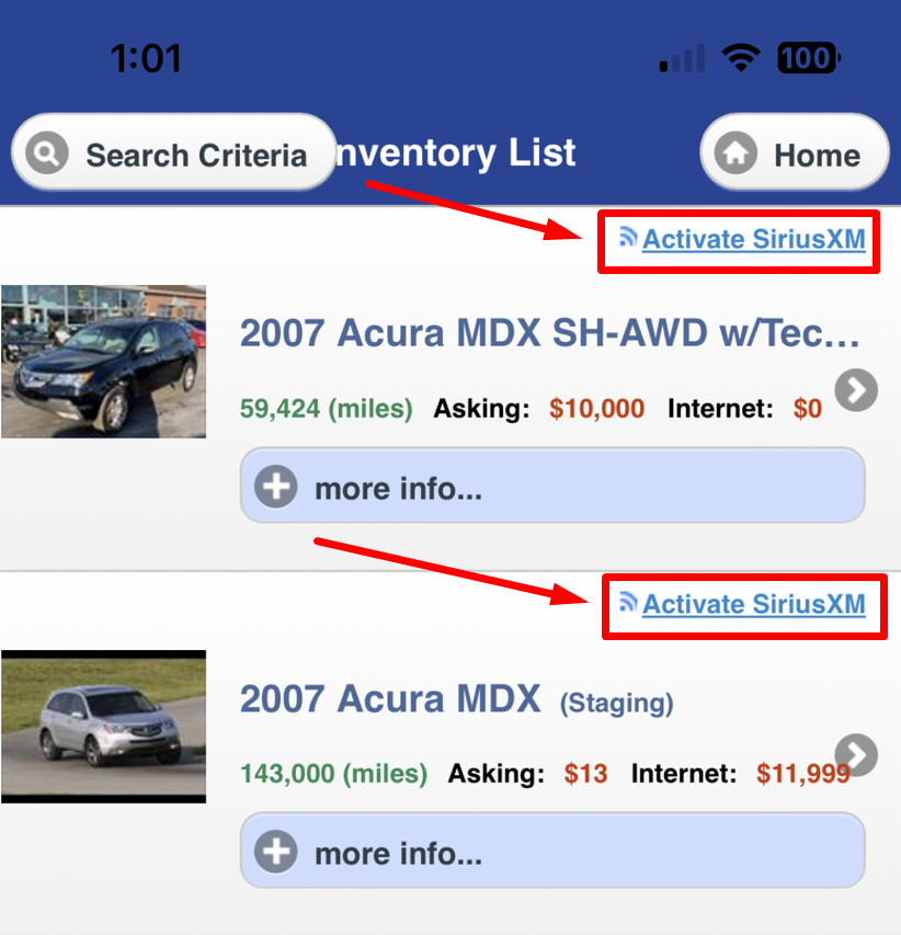 Using The SiriusXM Interface – AutoManager