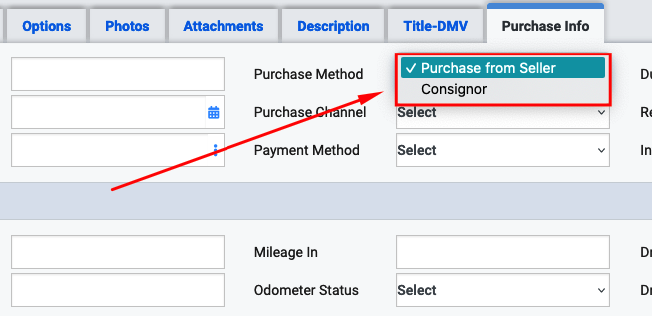 Consignors in DeskManager Online – AutoManager