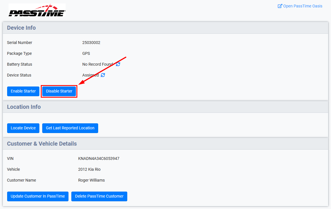 PassTime Integration – AutoManager