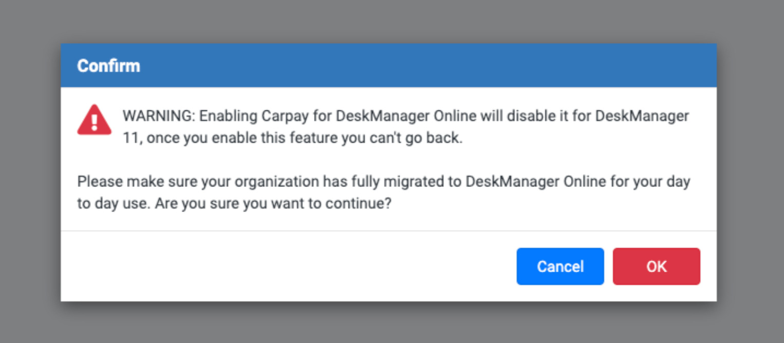 Carpay Setup – AutoManager