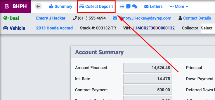 How to Handle Deposits – AutoManager
