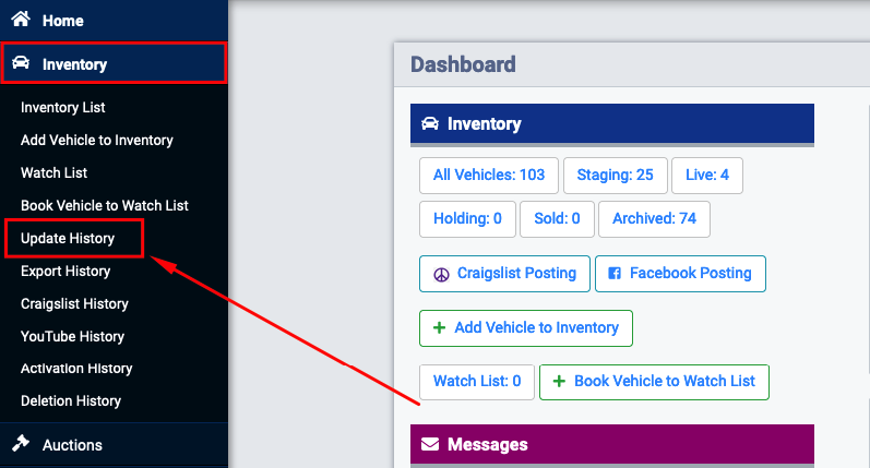 Update History – AutoManager