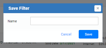 Saved Filters – AutoManager