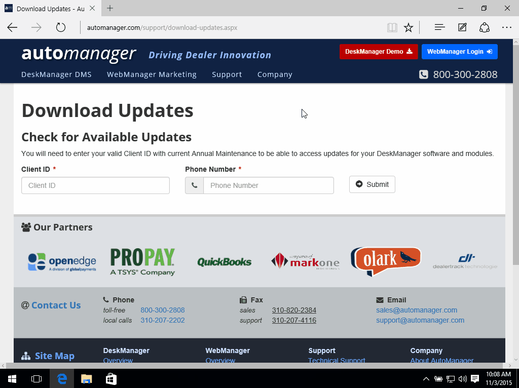 Installing DeskManager – AutoManager