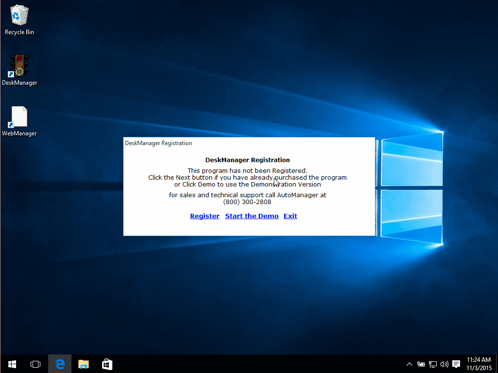 Installing DeskManager – AutoManager