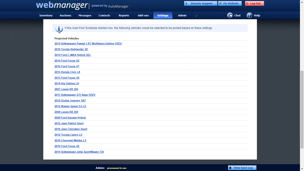 Craigslist Posting Interface – Auto Scheduler – AutoManager