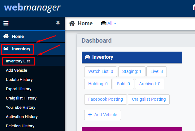 Vehicle Details – Pricing – AutoManager