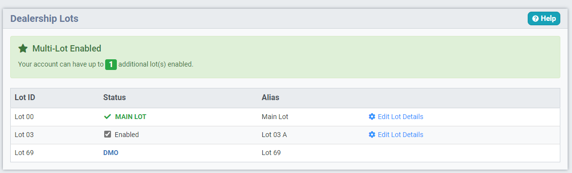 Dealership Lots – AutoManager